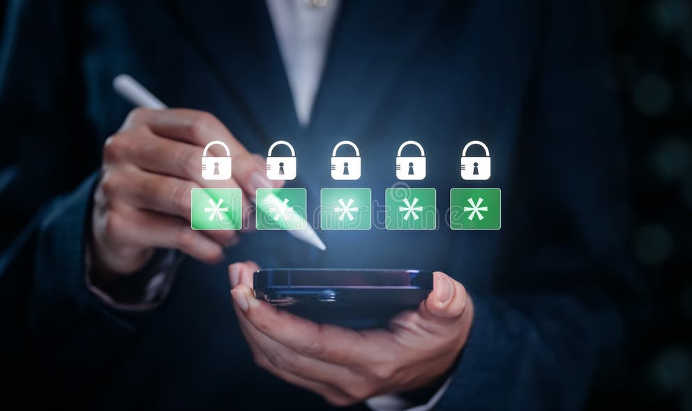 OTP One Time Password Security Authentication. Stock Photo - Image of ...