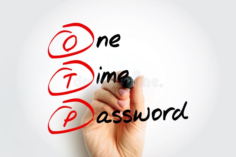 OTP - One Time Password is a Password that is Valid for only One Login ...