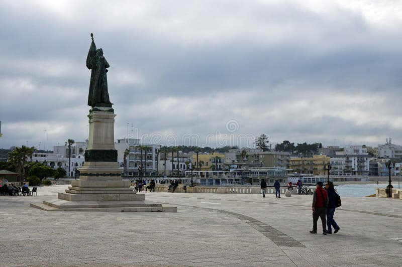 Medieval Castle and Monument Erected for Heroes of 1480 in Otranto ...