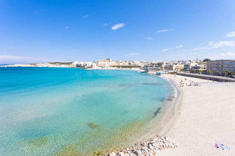 Otranto, Apulia - Relaxing at the Beautiful Beach Bay of Otranto in ...