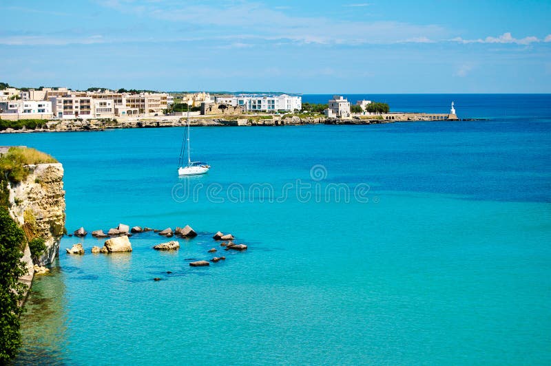Otranto harbor stock image. Image of mediterranean, otranto - 18301079