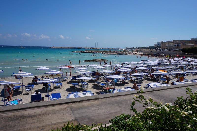 Otranto - Italy - August 02, 2016: View from the Seaside Editorial ...
