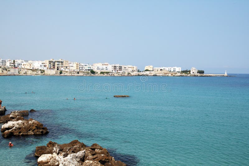 Otranto sea editorial photography. Image of italy, history - 31628237