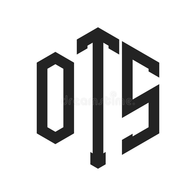 OTS Logo Design. Initial Letter OTS Monogram Logo Using Hexagon Shape ...