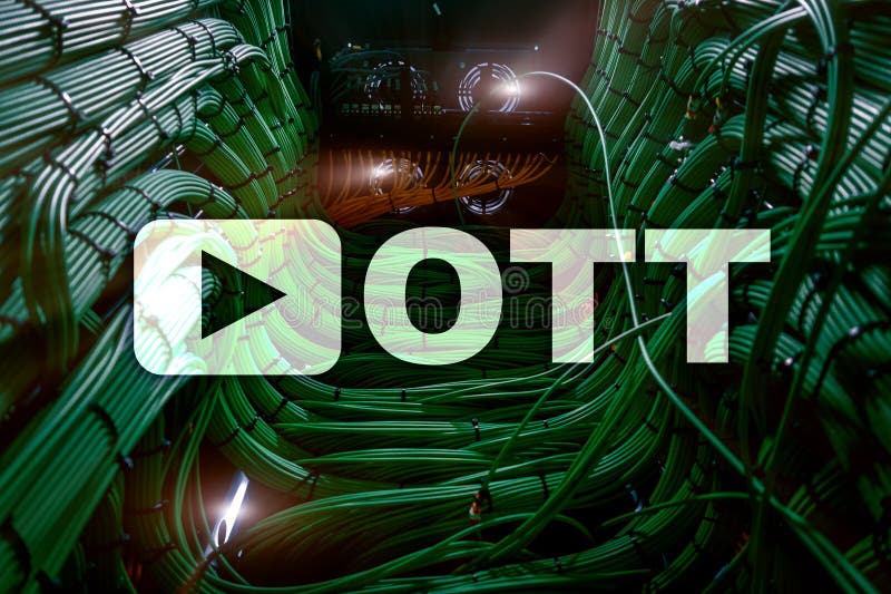 OTT Service. Information Technology Concept. Stock Illustration ...