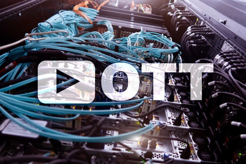 OTT, IPTV, Video Streaming Over the Internet Stock Photo - Image of ...