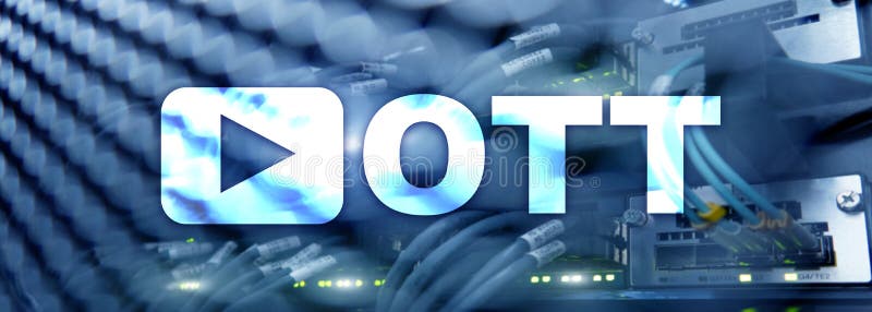 OTT, IPTV, Video Streaming Over the Internet. Stock Illustration ...