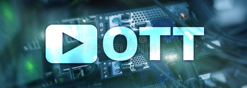 OTT, IPTV, Video Streaming Over the Internet. Stock Illustration ...