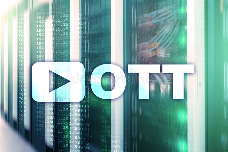 OTT, IPTV, Video Streaming Over the Internet. Stock Illustration ...