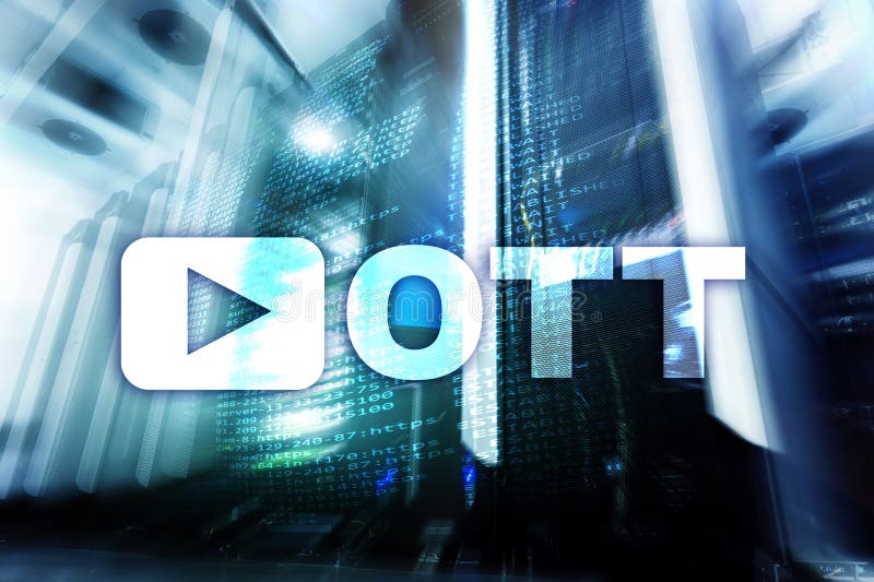 OTT, IPTV, Video Streaming Over the Internet Stock Photo - Image of ...
