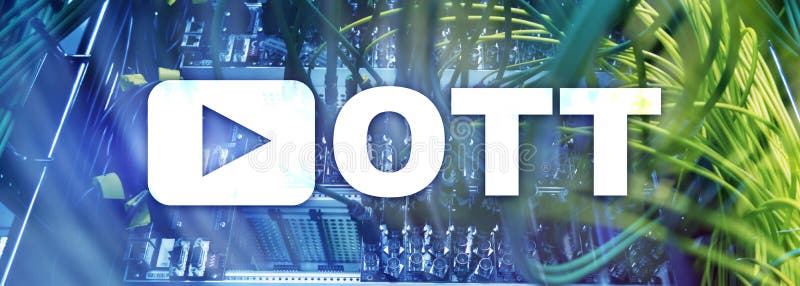 OTT, IPTV, Video Streaming Over the Internet. Stock Photo - Image of ...