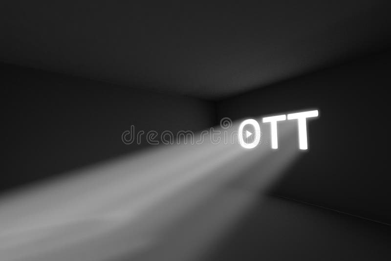 OTT Rays Volume Light Concept Stock Illustration - Illustration of ...