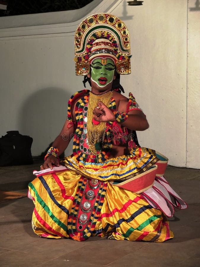 Ottamthullal a Kerala Art Form, India Editorial Image - Image of dance ...