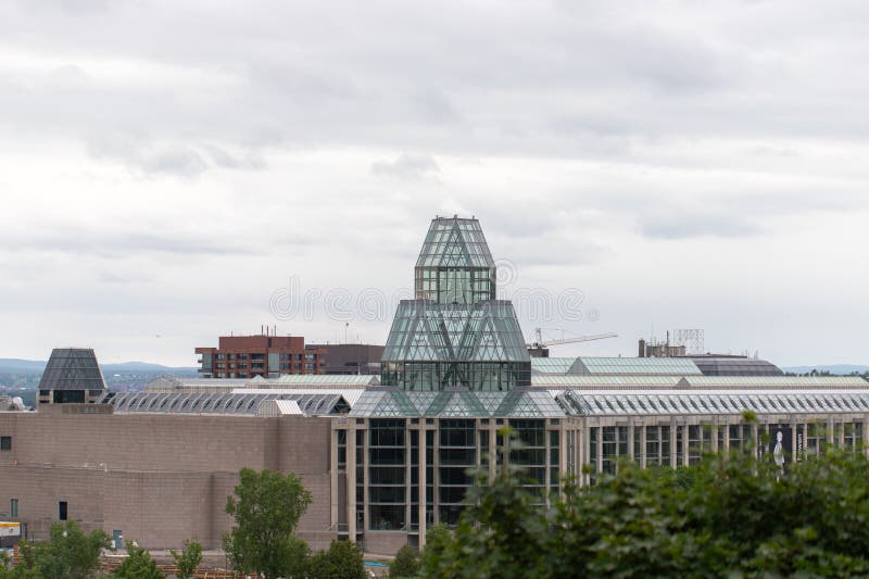 Ottawa, Canada - June 17, 2023: National Gallery of Canada, City View ...