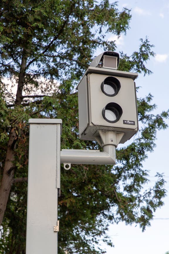 Ottawa, Canada - June 4, 2024: Speed Camera on the Road Editorial Photo ...
