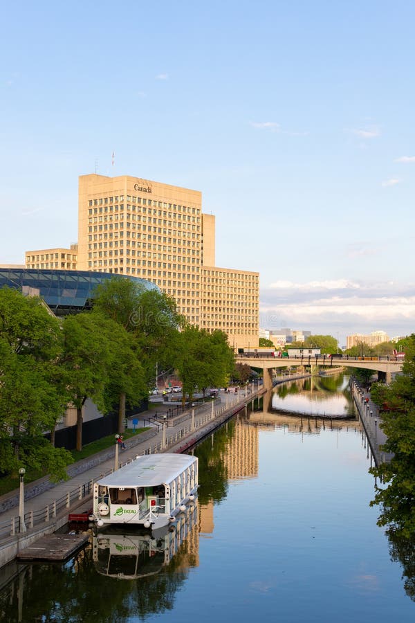 Ottawa, Canada - May 16, 2024: Rideau Canal in Downtown Ottawa ...