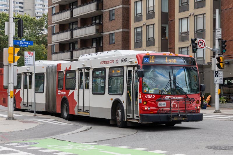 Ottawa Canada October 1 2024 Oc Transpo Public Bus Road Stock Photos ...