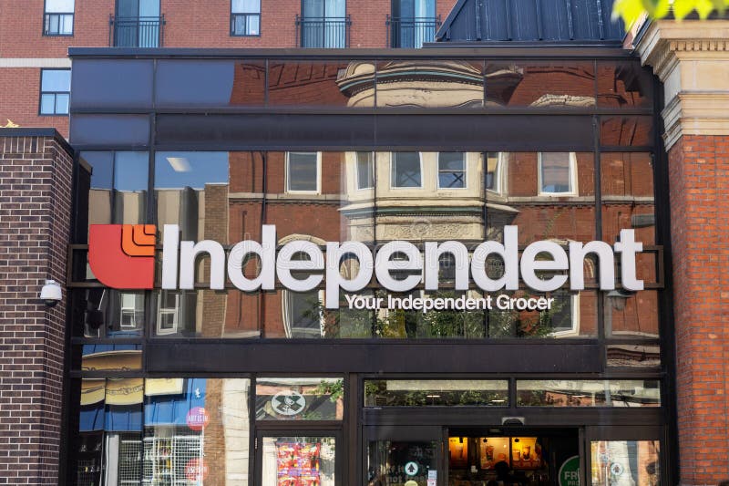 Independent Grocery Store Front Sign in Ottawa, Canada Editorial Photo ...