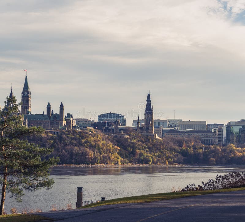 Ottawa, Canada skyline stock image. Image of park, quebec - 204613715