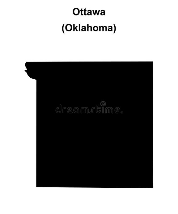 Ottawa outline map stock vector. Illustration of contour - 361753167