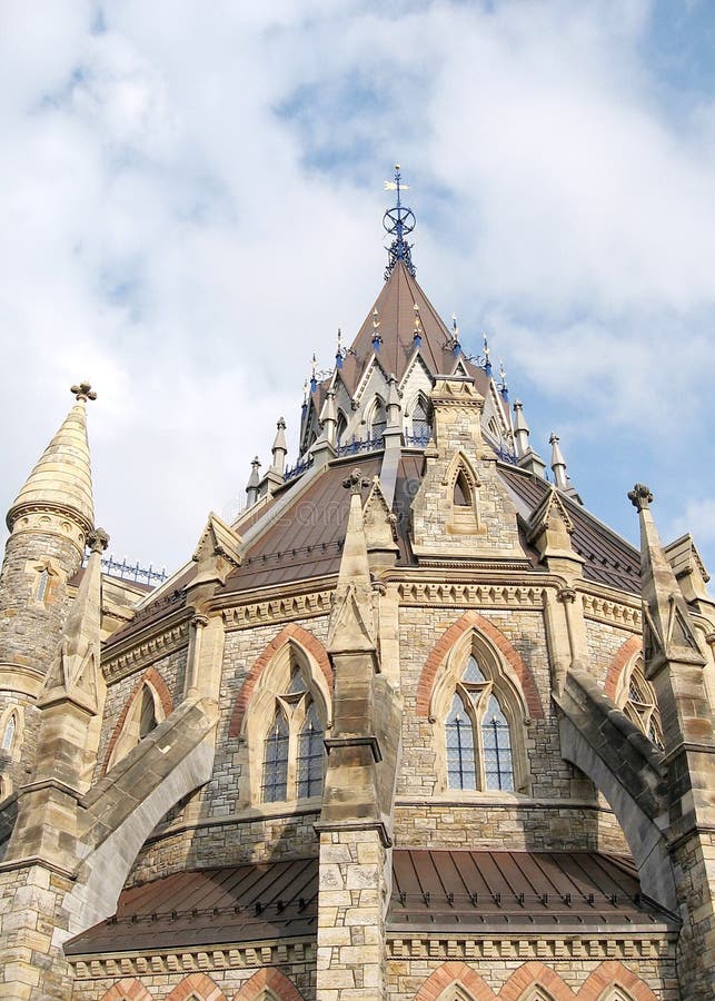 Ottawa Library of Parliament May 2008 Stock Image - Image of ...