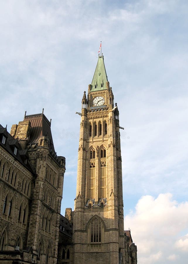 Ottawa Parliament Peace Tower May 2008 Stock Image - Image of ottawa ...