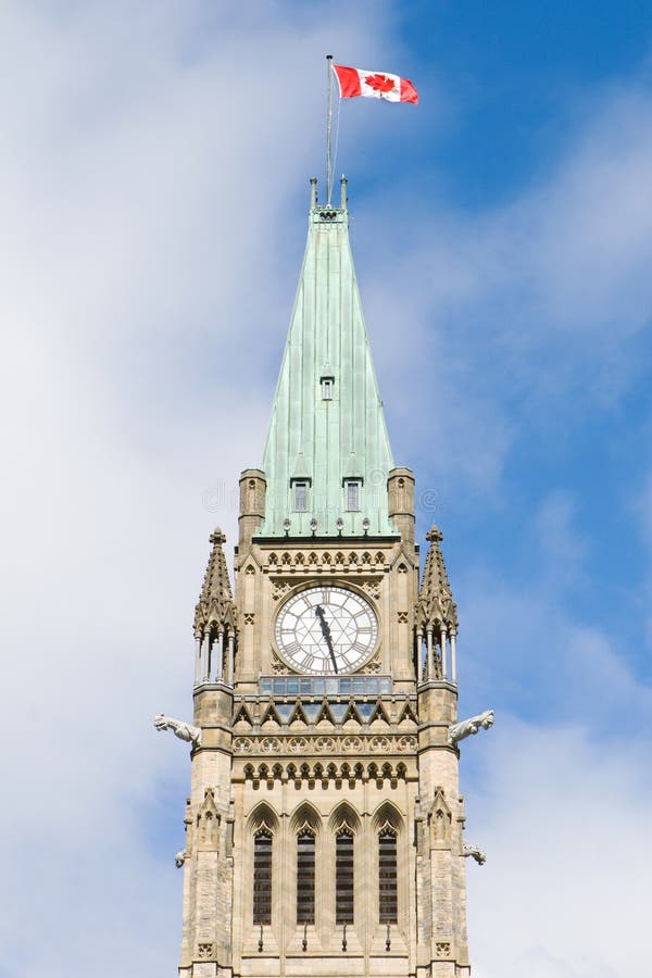 Ottawa Peace Tower stock photo. Image of bell, peace - 20543690