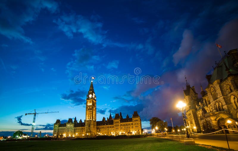 Ottawa Quebec Canada stock photo. Image of cloudy, canada - 78132262
