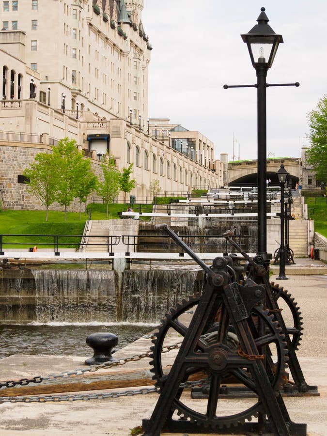 Ottawa Rideau Canal Locks stock photo. Image of system - 40880036