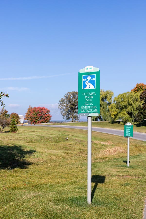 Ottawa River Pathway Sign Autumn Stock Photos - Free & Royalty-Free ...