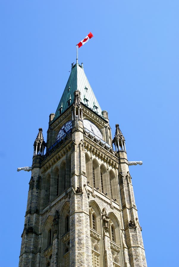 Ottawa Peace Tower stock photo. Image of bell, peace - 20543690