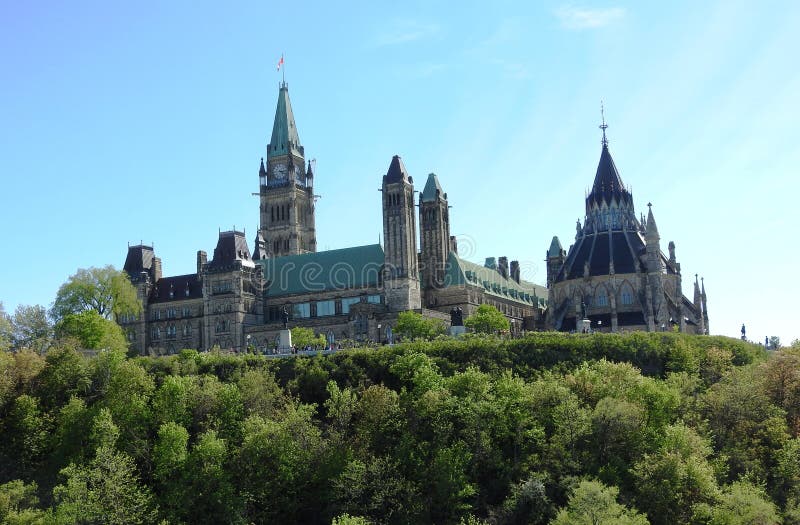 Ottawa stock image. Image of panorama, parliament, hill - 92841151