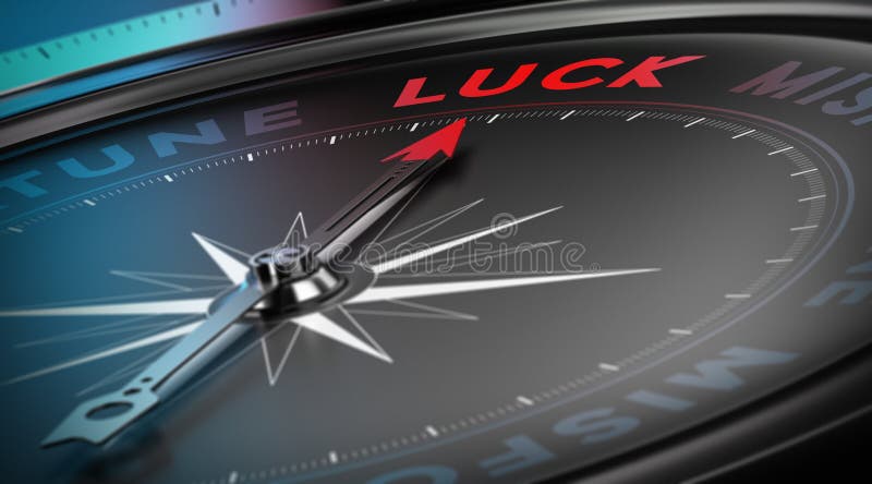 Fortuna GIOCHENDO Carte Con Quadrifoglio Cli Fotografia Stock ...