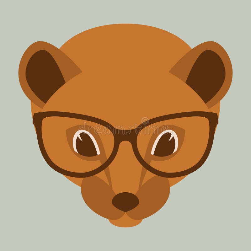 Cartoon Otter Face Vector Illustration Flat Style Front Stock Vector ... Cartoon Otter Face Vector Illustration Flat Style Front Stock Vector ...