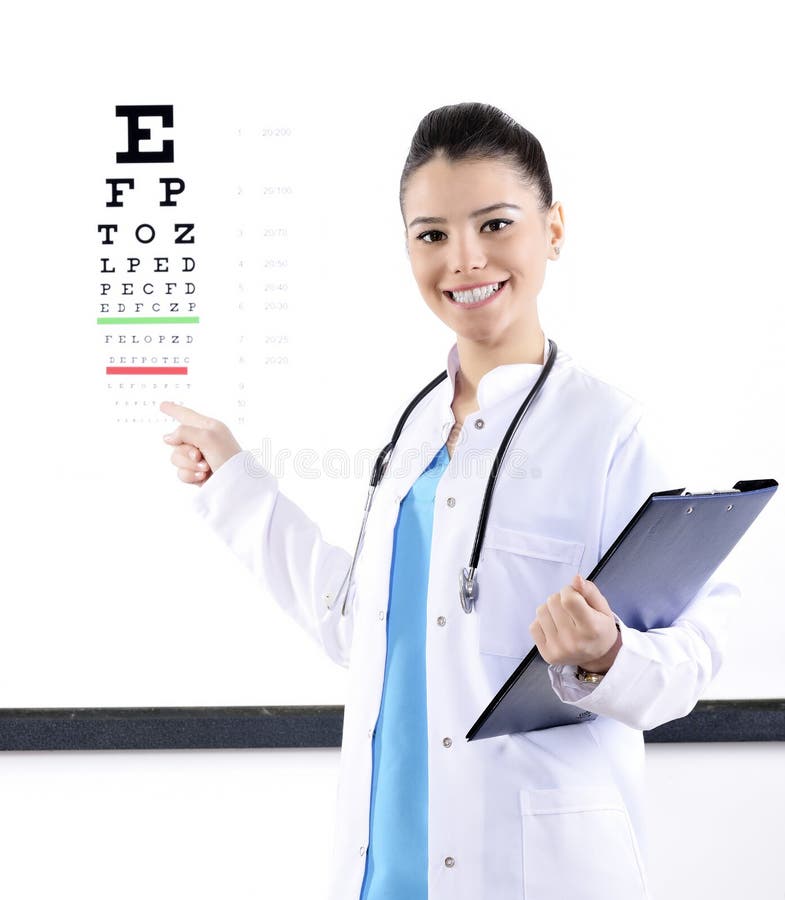 Ottico O Optometrista Che Consulta Un Cliente Circa Gli Occhiali ...