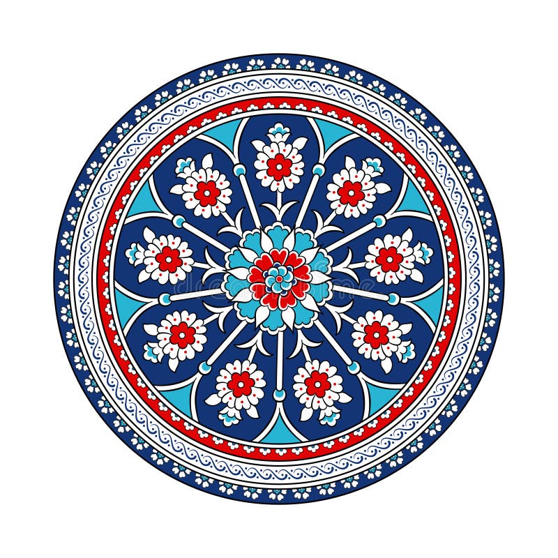 Ottoman Ancient Turkish Patterns Stock Vector - Illustration of style ...