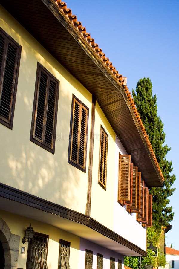 Ottoman houses stock image. Image of hotel, anatolian - 61300155