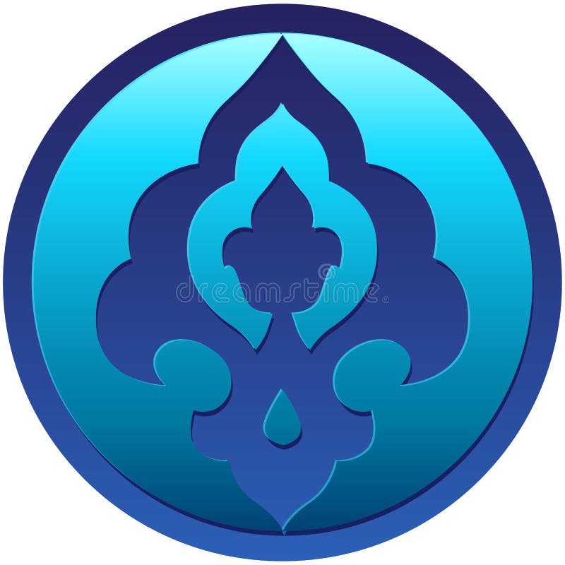 Iznik Ottoman Motif stock vector. Illustration of bloom - 18599379