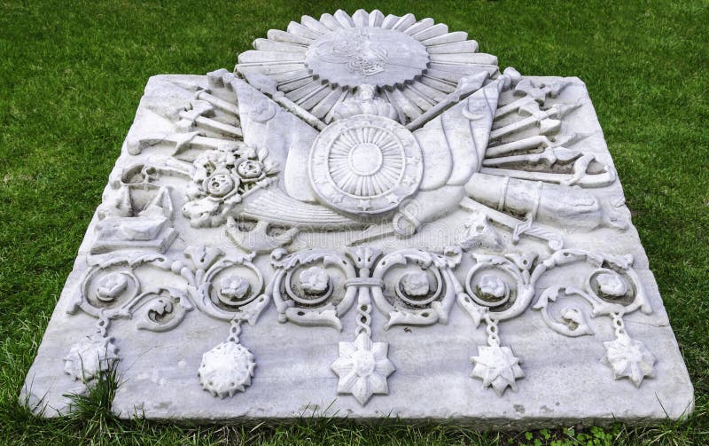 Sign of Ottoman Empire stock image. Image of marble, statue - 29509987