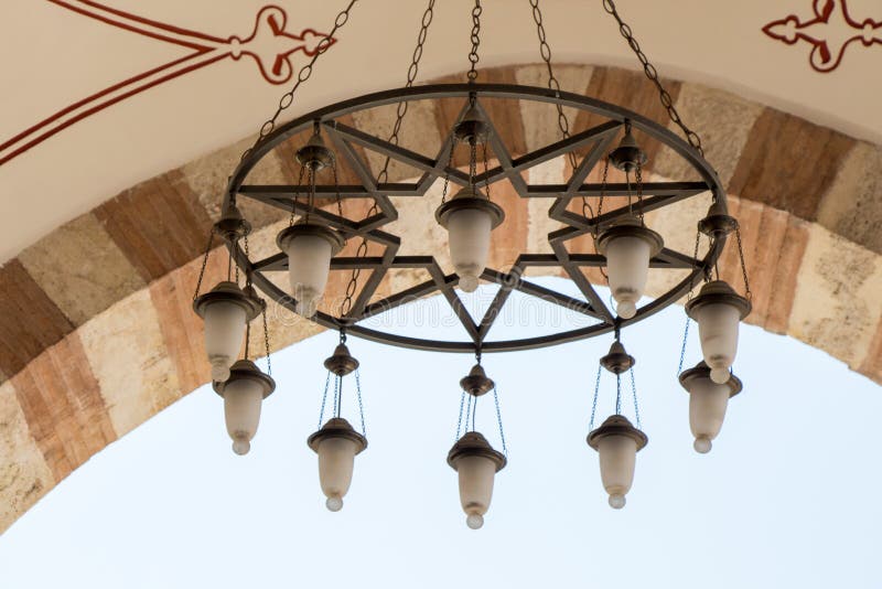 Ottoman Style Ceiling Lamps for Decoration Stock Image - Image of ...