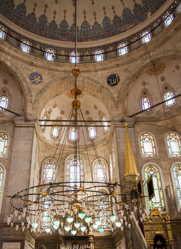 Ottoman Style Ceiling Lamps for Decoration Stock Image - Image of glass ...