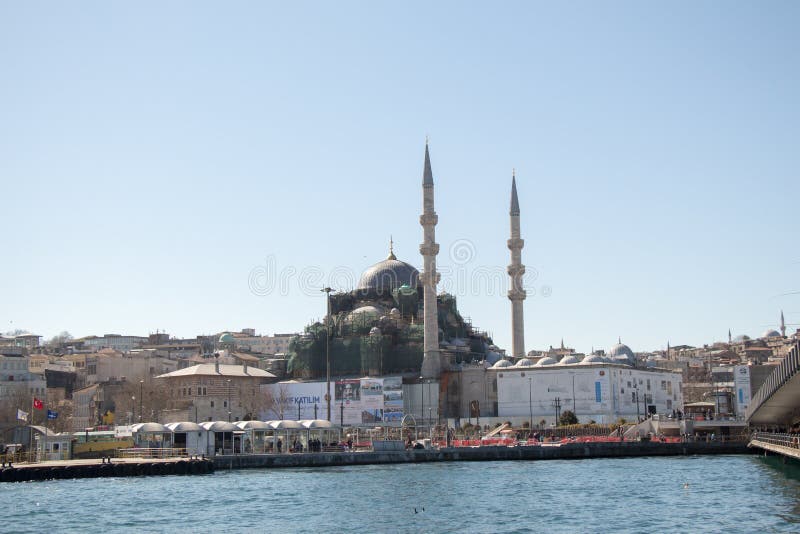 Ottoman Style Mosque in Istanbul Editorial Stock Photo - Image of ...