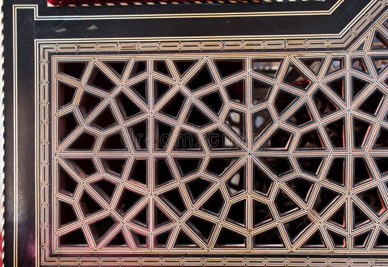Ottoman Turkish Art with Geometric Patterns Stock Photo - Image of ...