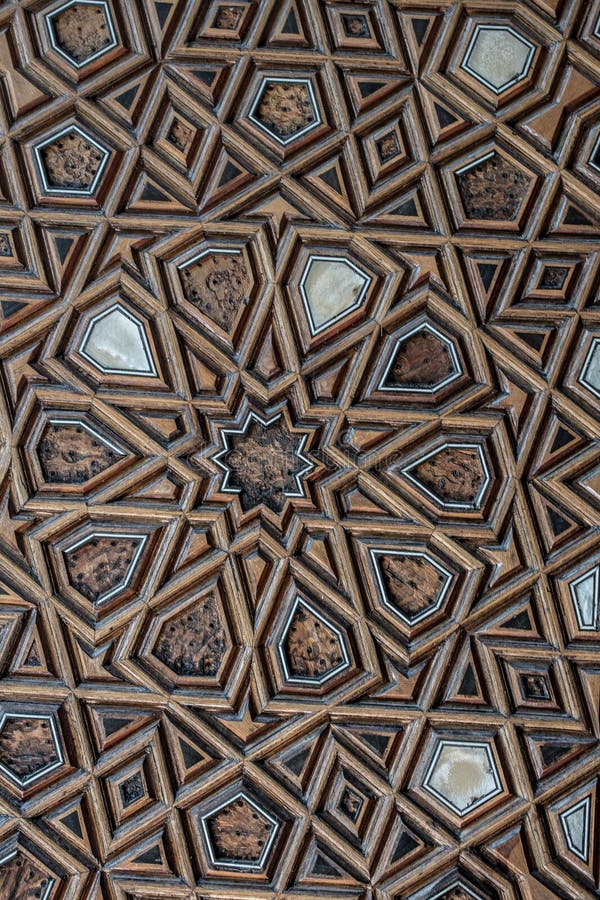 Ottoman Turkish Art With Geometric Patterns Stock Photo - Image of ...