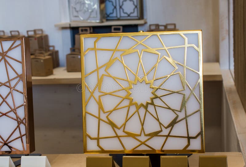 Ottoman Turkish Art with Geometric Patterns Stock Photo - Image of ...