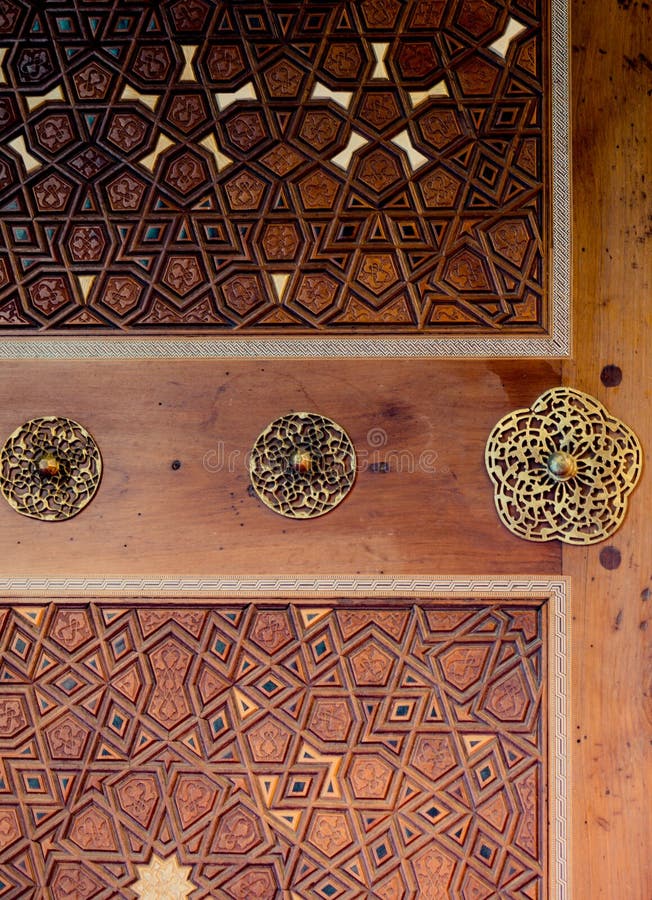 Ottoman Turkish Art with Geometric Patterns Stock Photo - Image of ...
