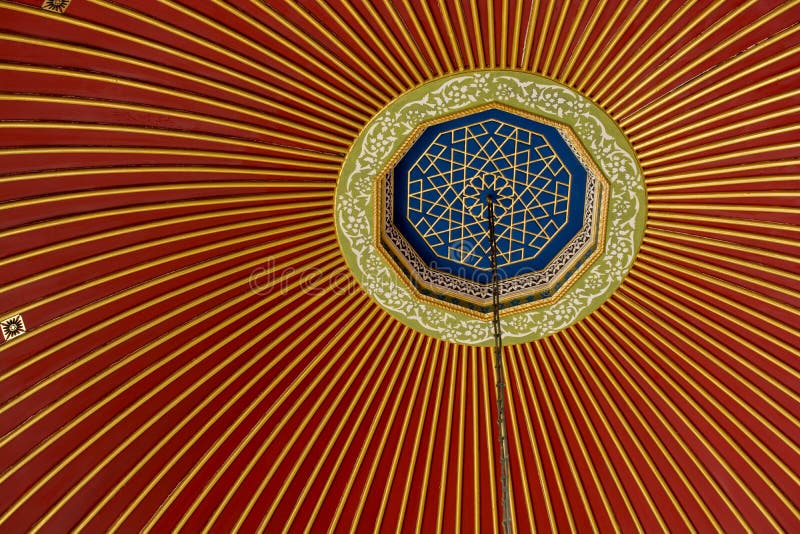Ottoman Turkish Art with Geometric Patterns Stock Image - Image of ...
