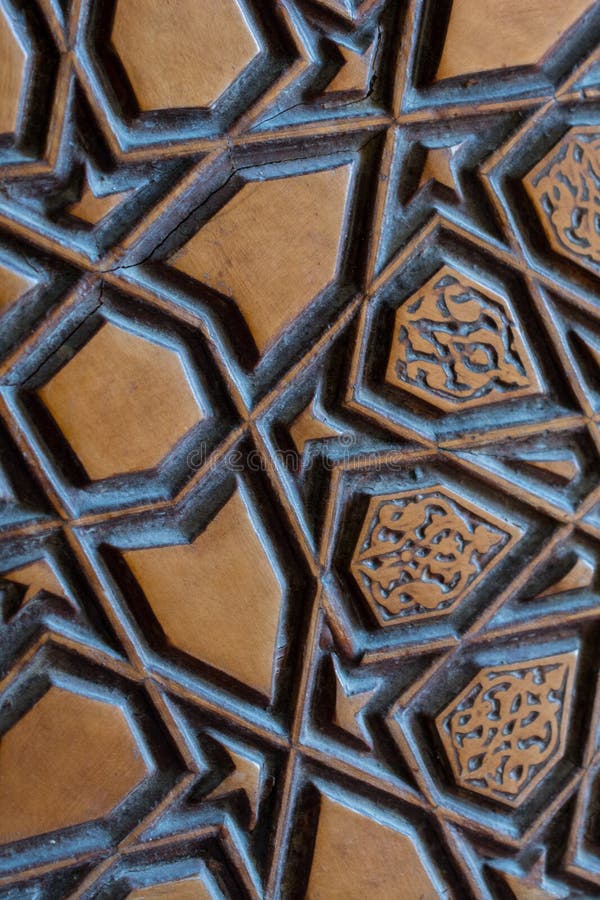 Ottoman Turkish Art with Geometric Patterns Stock Image - Image of ...