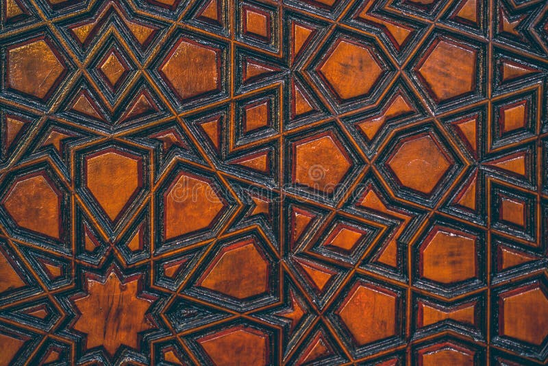 Ottoman Turkish Art with Geometric Patterns Stock Image - Image of ...