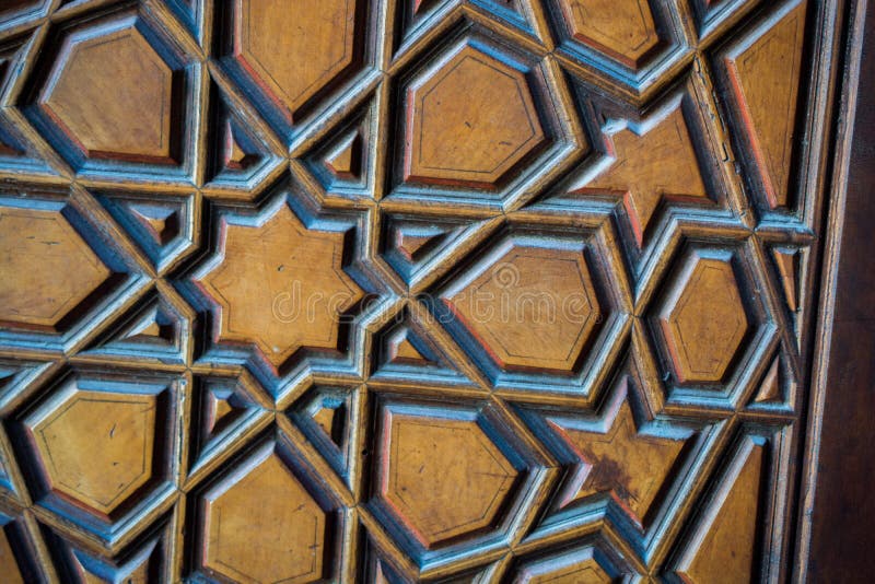Ottoman Turkish Art with Geometric Patterns Stock Image - Image of ...